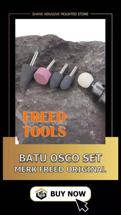 1 SET 10 pcs Mata Bor Batu Asah Poles Ampelas Gerinda tuner mini drill ...