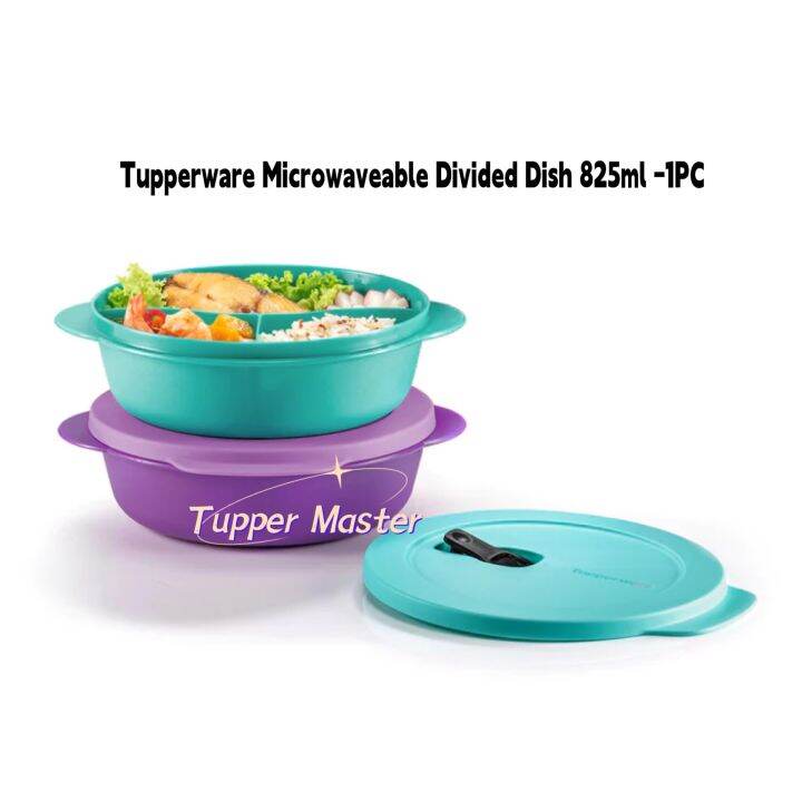 Tupperware Microwaveable Divided Dish 825ml -1PC | Lazada