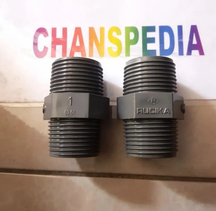 Double Nepel 1" PVC AW RUCIKA | Lazada Indonesia