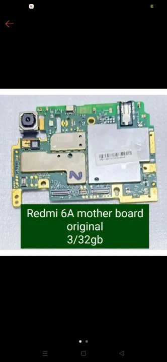 REDMI 6A MOTHER BOARD 3/32gb | Lazada PH