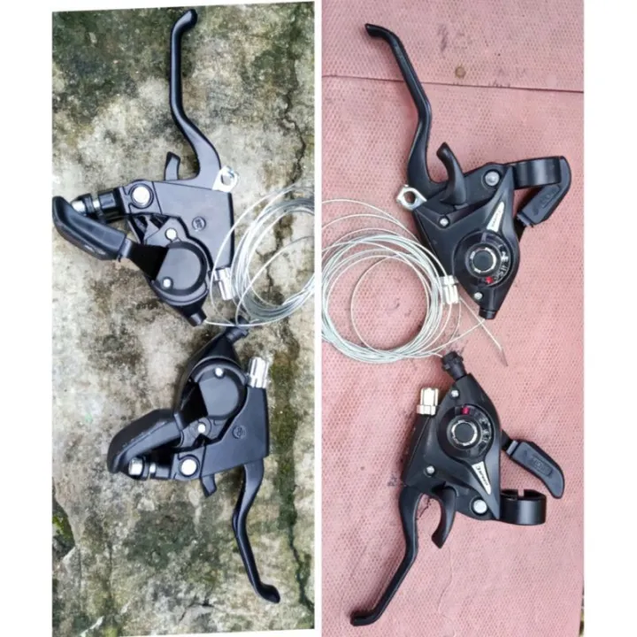 Shifter 3 x 7 Speed Plus Handle Rem Aluminium Alloy Foto Asli Sesuai ...