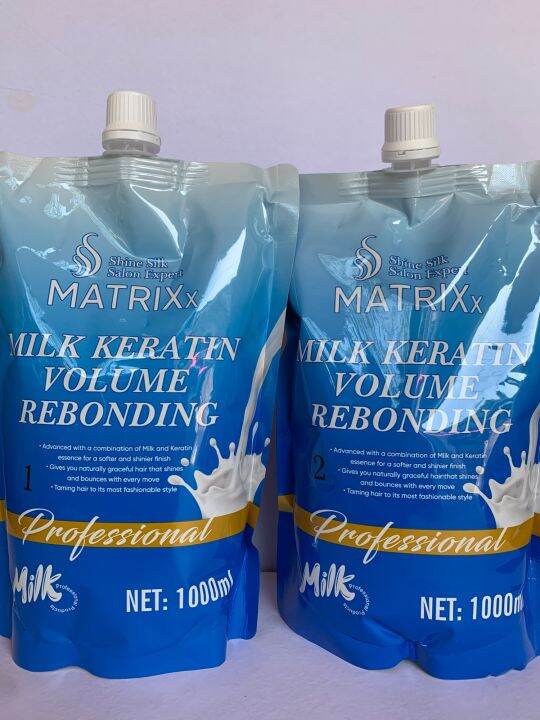 Matrix Milk Keratin Volume Rebonding set 1000ml | Lazada PH
