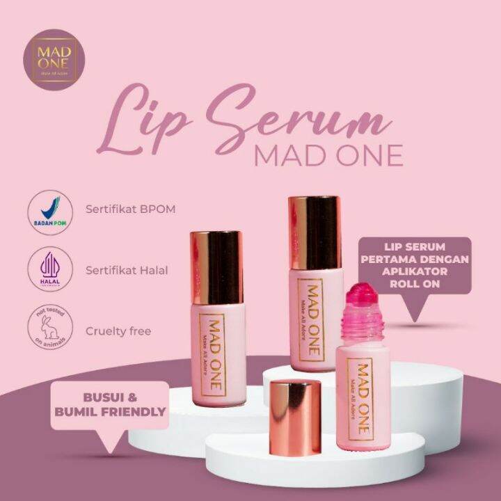 Lip Glow Serum Bibir Lip / Pelembab Perawatan Bibir - Lip Serum Bibir ...