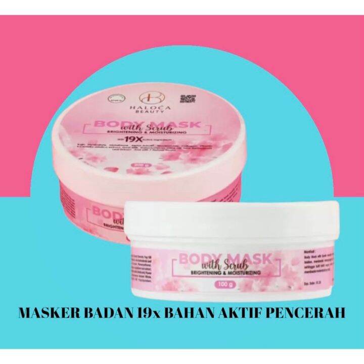 [ HALOCA BEAUTY 100% ORIGINAL] Body BIeaching Mask Booster With ...