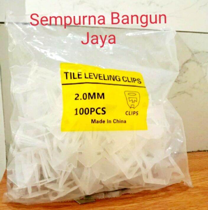 Clip Tile Leveling System 2mm Perata Granit/Keramik:" | Lazada Indonesia