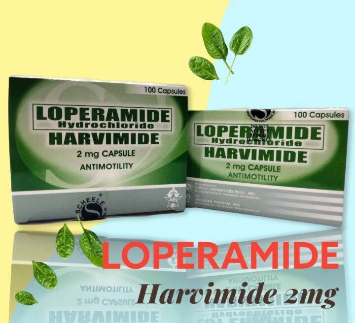 LOPERAMIDE HYDROCLORIDE HARVIMIDE 2mg Capsule | Lazada PH