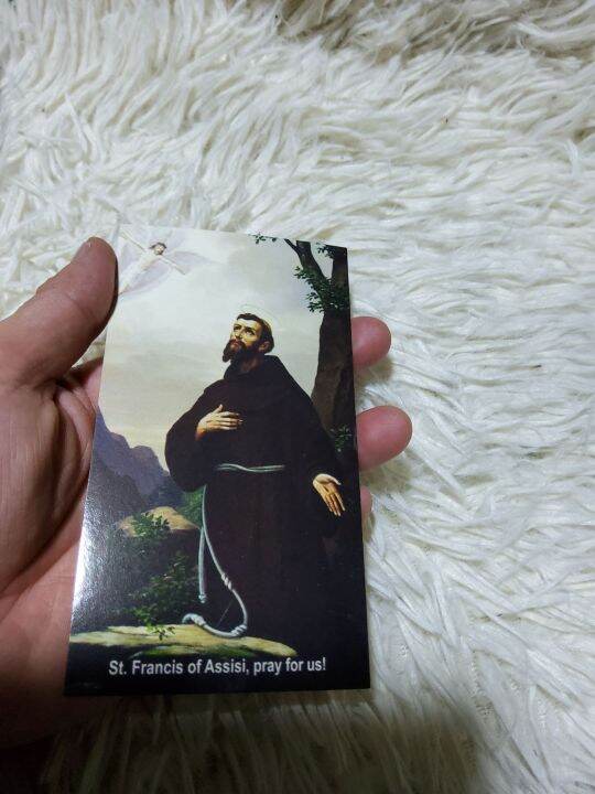 St. Francis of Assisi Stampita with Prayers | Lazada PH