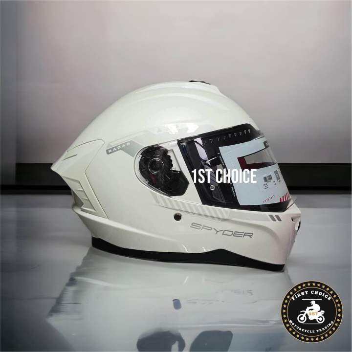 Spyder Radar Full Face Single Visor Helmet With Free Smoke Lens | Lazada PH