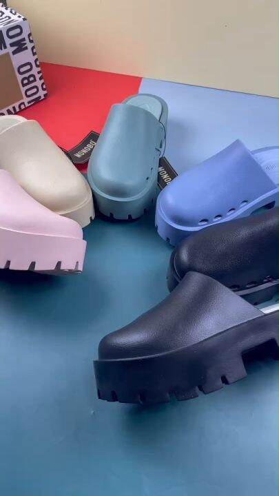 Monobo รองเท้าแตะแบบสวมส้นสูงผู้หญิง รุ่น Grace (5-8) | Lazada.co.th