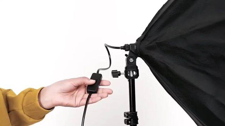 Photoshoot LED Light Softbox Kit Photo Studio Photography Lighting ...