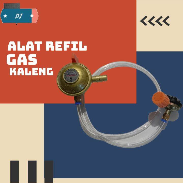 Alat isi ulang gas kaleng portable /Alat refill gas kaleng | Lazada ...