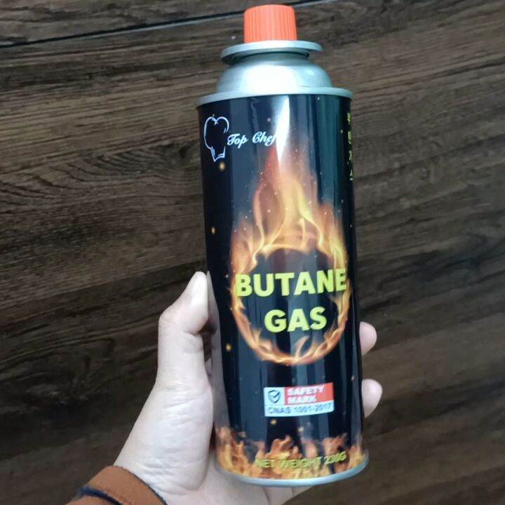 Top Chef Butane Gas Cartridge 230 Gram | Lazada