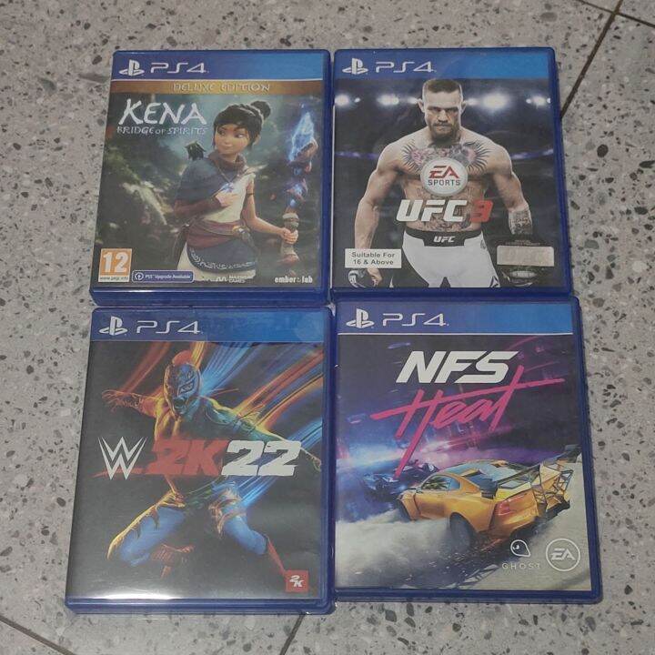 BD Kaset PS4 Pesanan W2K22 UFC3 NFS Heat Kena Bridge of Spirit PS4 PS5 ...