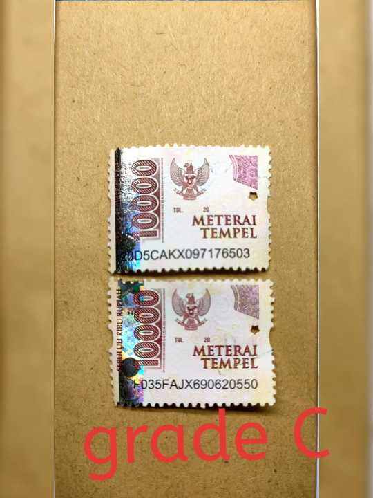 materai 10000 grade c | Lazada Indonesia