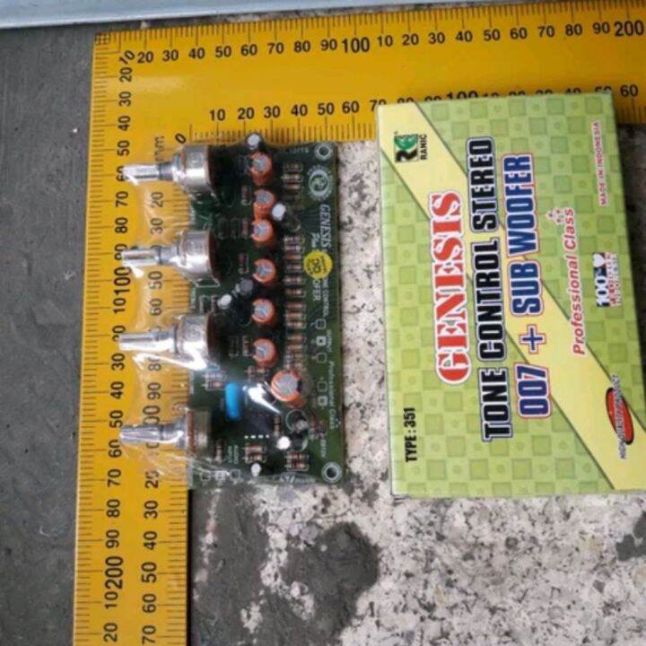 Tone control genesis subwoofer genesis type 351 ampli rakitan amplifier ...