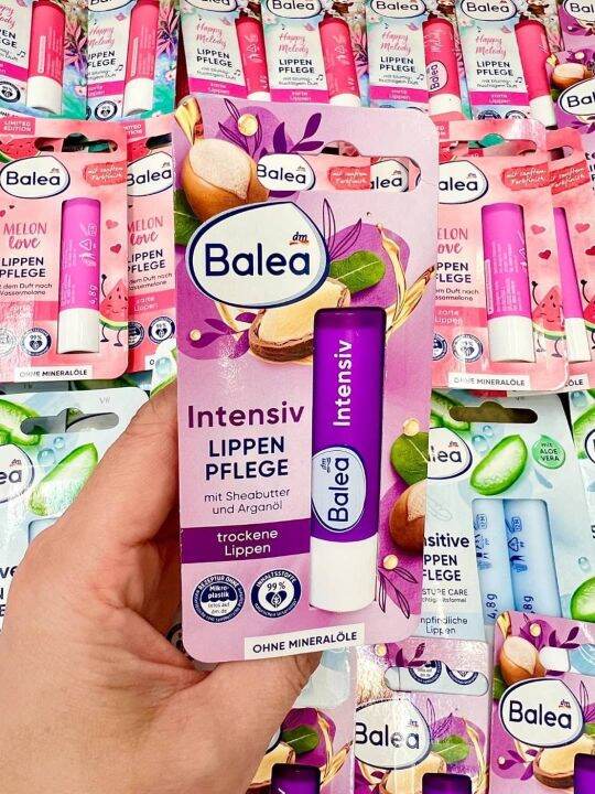 Balea Lip Balm Intensive Care With Shea Butter & Argan Oil 4,8 g ...