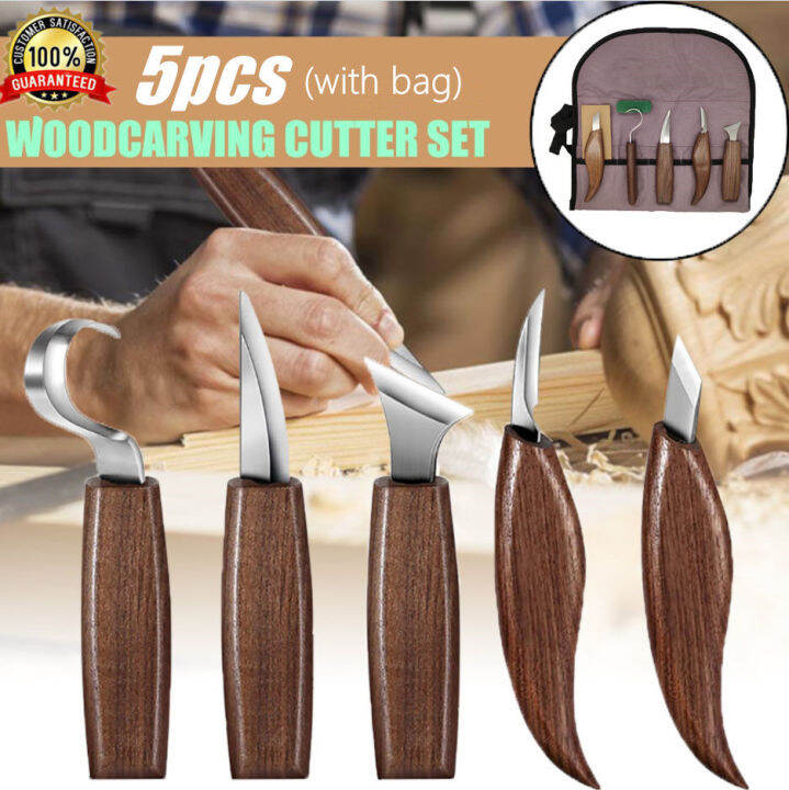 K-Nife ชุดเครื่องมือแกะสลักลายไม้วอลนัท7ชิ้น,เครื่องมือแกะสลักลายด้วย ...