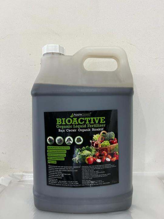[READY STOCK] BIOHYBRID Organic Liquid Fertilizer 5Litre / 1Litre ...