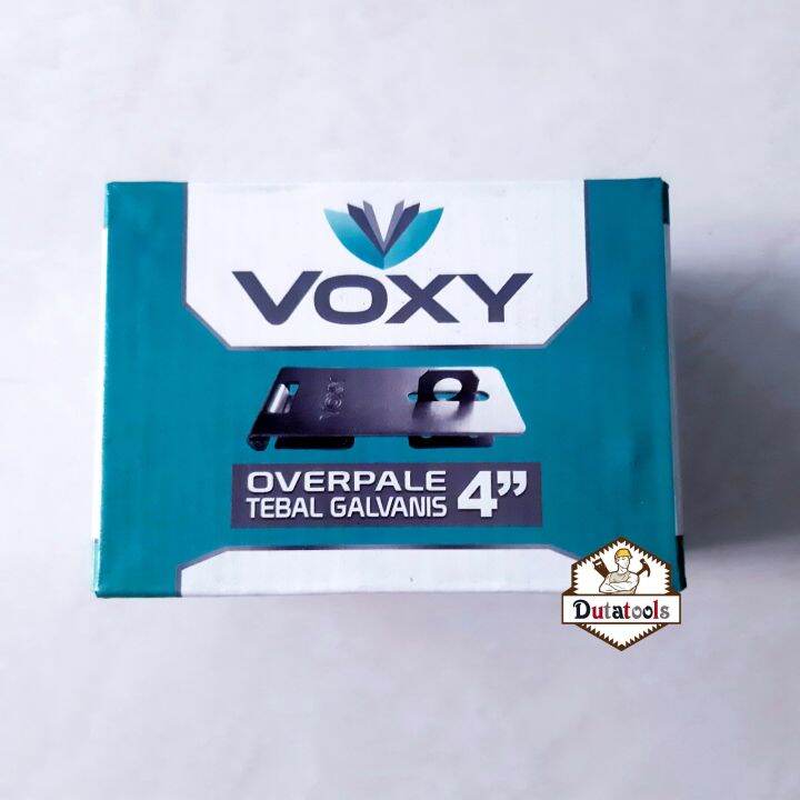 Overpall plat tebal VOXY galvanis 4"/tempat gembok/cantolan gembok ...