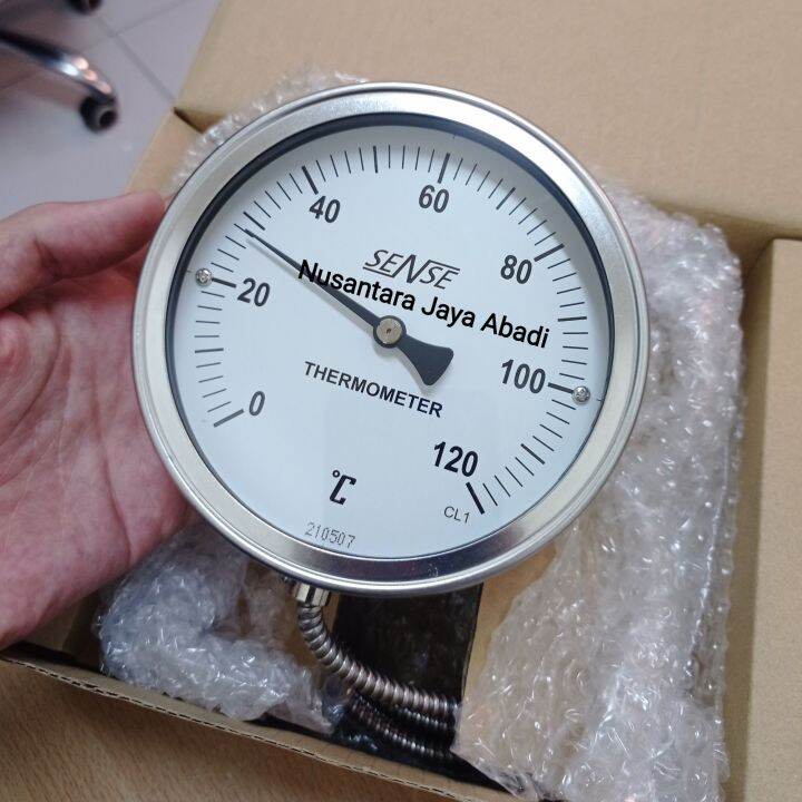 Thermometer Temperature Gauge Kapiler Capillary SENSE 4 " inchi 120 ° Celcius 3 meter | Lazada ...
