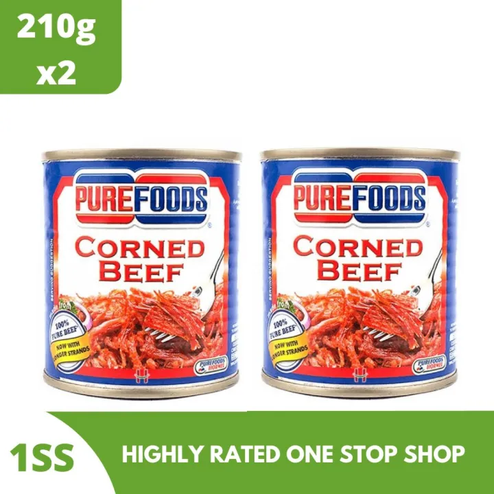 PureFoods Corned Beef, .210g Set of 2 | Lazada PH