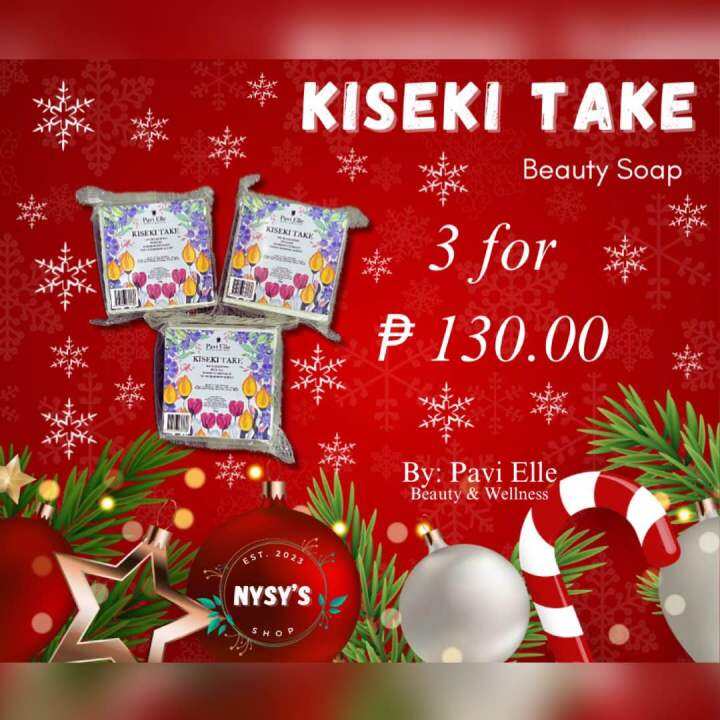 Kiseki Take Beauty Soap 3 pcs. by Pavi Elle | Lazada PH