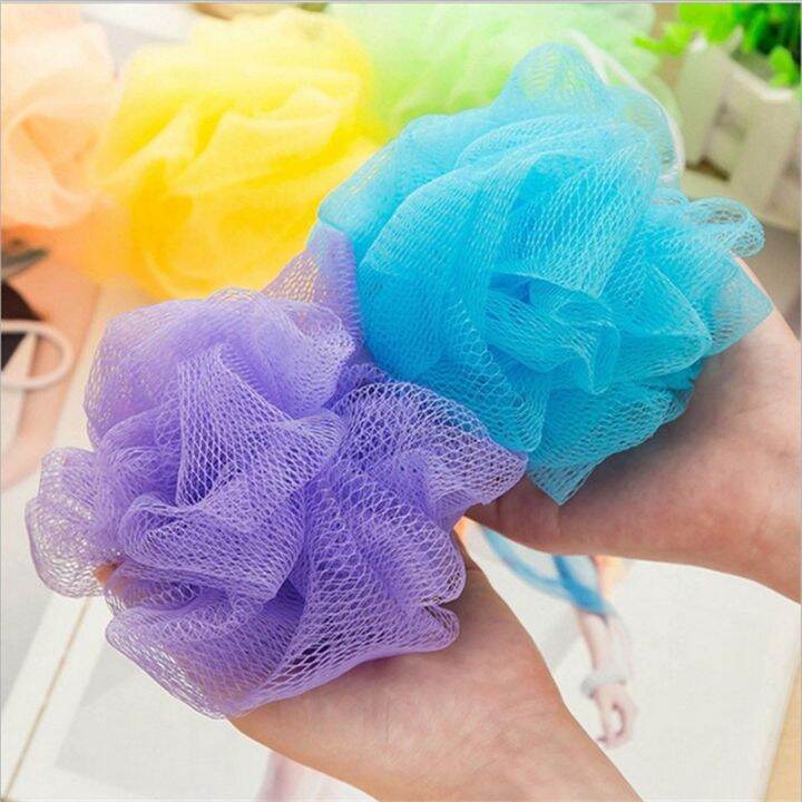 Bath Puff Spons Mandi Jaring Tebal Pembersih Badan Rainbow GW / Spon ...