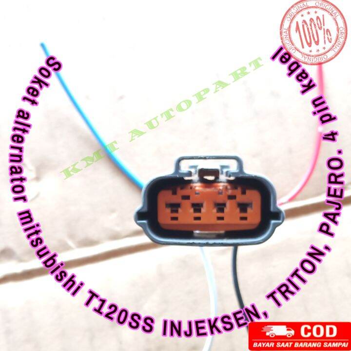 soket dinamo amper mitsubishi PAJERO KUDA T120SS TRITON ASLI ORIGINAL ...