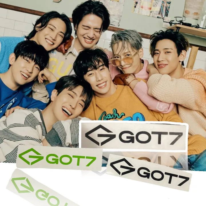 สติกเกอร์ GOT7 ใหม่ 10 cm Logo ใหม่ สติกเกอร์กันน้ำ อย่างดี | Lazada.co.th