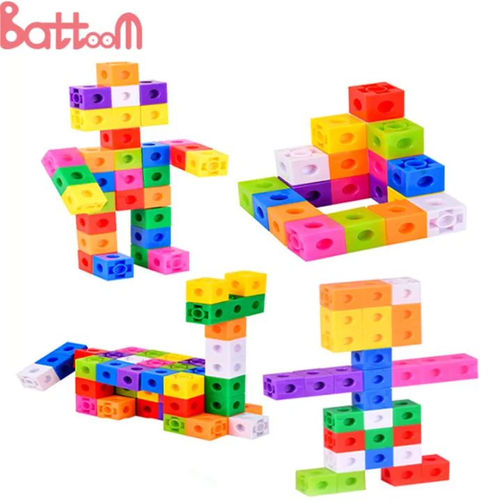 Multilink Linking Counting Cubes Snap Blocks การสอนคณิตศาสตร์ ...
