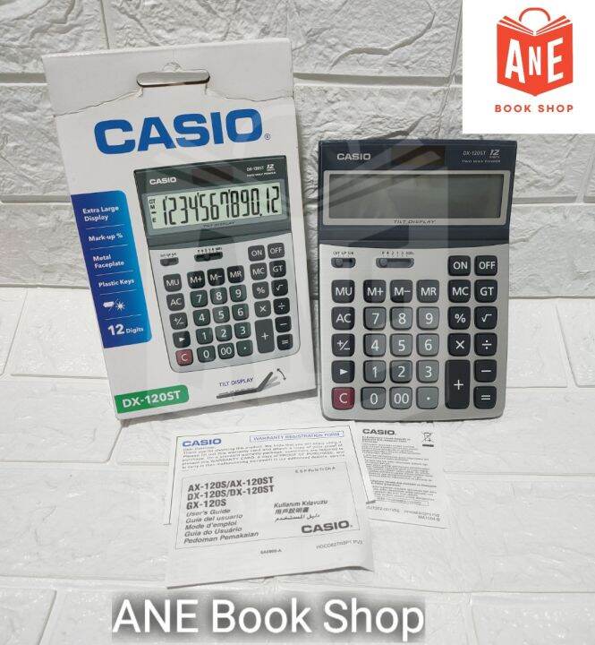 AUTHENTIC DX-120ST Desktop Calculator (Tilt Display) | Lazada PH
