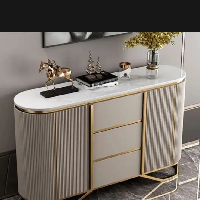 meja nakas top marmer kombinasi stainless | Lazada Indonesia