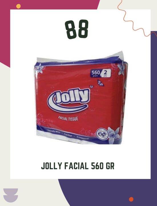 Tissu Jolly 560 Gram Tisu wajah/ tisu facial | Lazada Indonesia