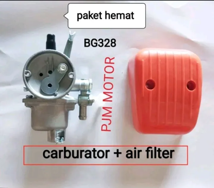 328 Paket Carburator Plus Air filter saringan udara karburator mesin ...