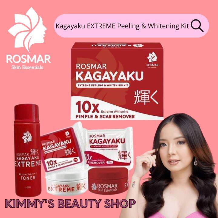 Rosmar 24 Hours Kagayaku EXTREME Peeling & Whitening Kit | Lazada PH