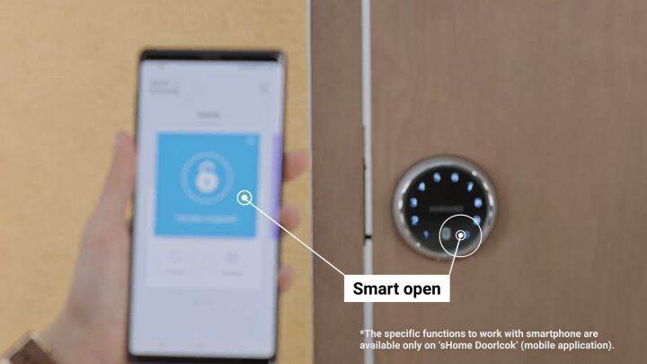 SHP-DS705 Samsung Bluetooth RIM Digital Door Lock | Lazada