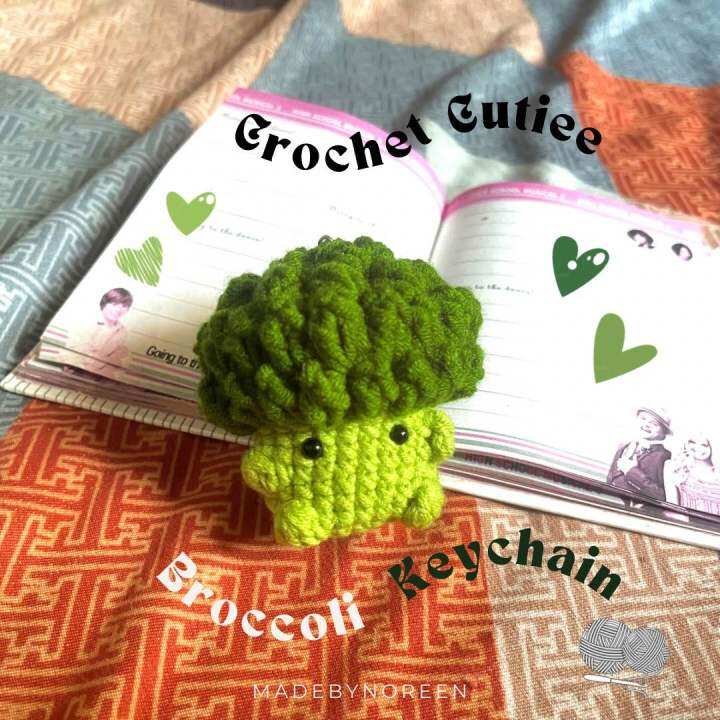 Cutie Broccoli Crochet Keychain | Lazada PH