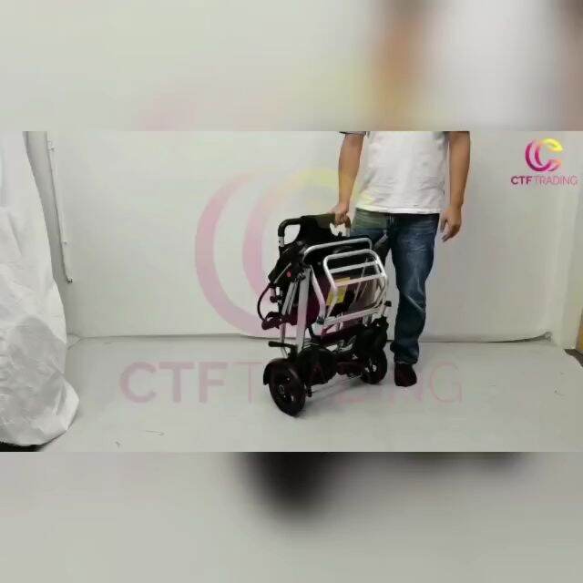 Super Lightweight Electric Travel Wheelchair With Anti-Tipper | Lazada