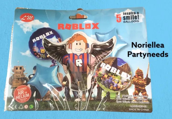 5in1 Roblox Foil Balloons Set | 5pcs in 1 pack | Character Theme Party ...