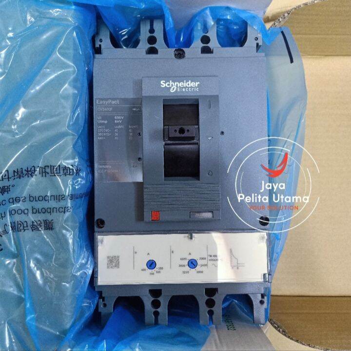 MCCB CVS400F Schneider 3p 280-320-360-400a 36ka | Lazada Indonesia