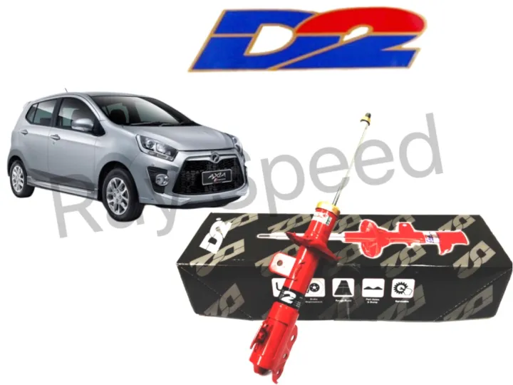 D2 Heavy Duty Perodua Axia Absorber Front & Rear Suspension | Lazada