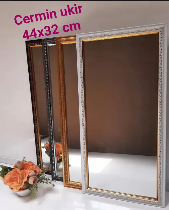 CERMIN DINDING/KACA CERMIN UKIR 44X32 CM | Lazada Indonesia