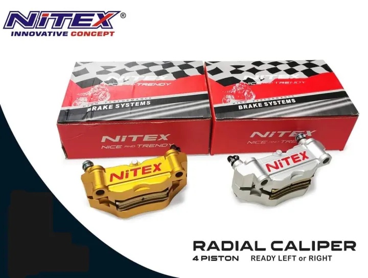 Nitex 4pot Caliper For Sniper150/155 Dual Disc Set Up | Lazada PH
