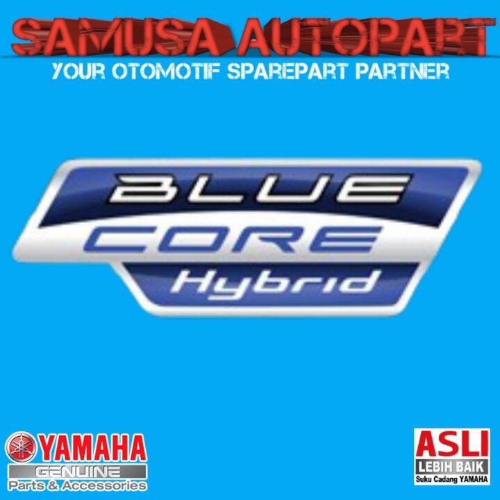 EMBLEM BLUE CORE HYBRID ORIGINAL YAMAHA / BEJ-F60C1-00 | Lazada Indonesia