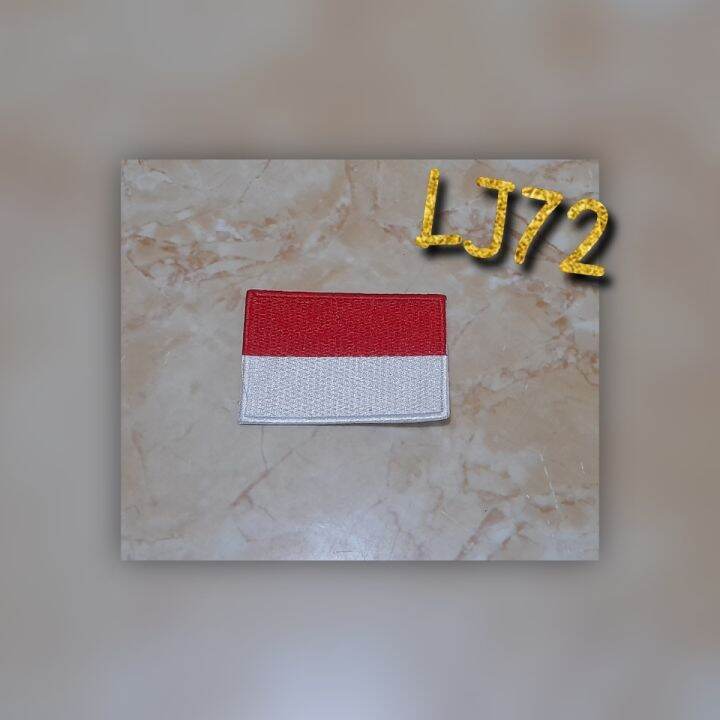 Logo Bendera Bordir ukuran 4 X 7 cm | Lazada Indonesia