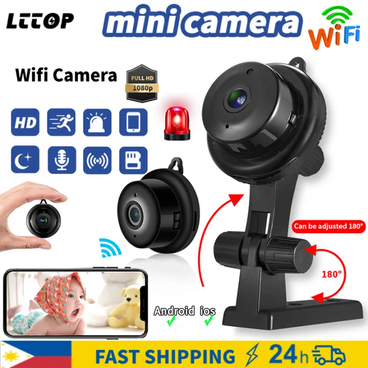 V380 Mini Camera Wifi Cctv Camera With Voice Connect To Cellphone Cctv ...
