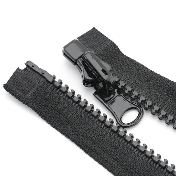 Double-Sided Zipper Rotate Pull Head No. 5 No. 8 Resin Thick Teeth Open Cotton-Padded Jacket ...