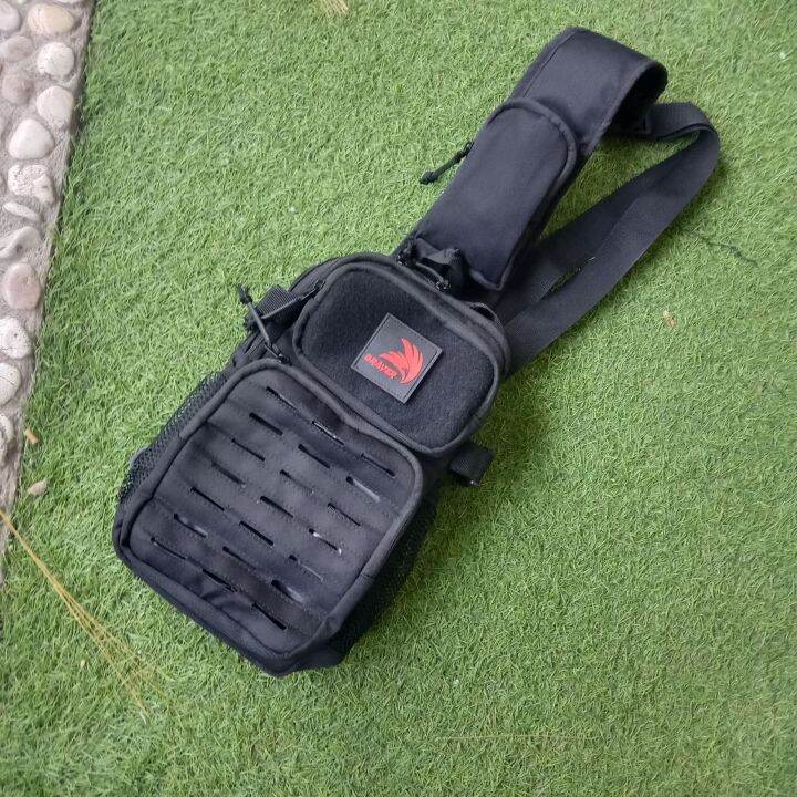 TAS SELEMPANG ARMY TACTICAL LASER CUT!!!! GRATIS EMBLEM BRAVER!!! | Lazada Indonesia