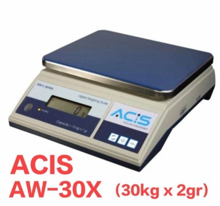 ACIS TIMBANGAN AW 30X DIGITAL MULTI PURPOSE SCALES 30KG X 2GR TIMBANGAN ACIS AW 30X | Lazada ...