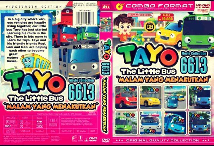 KASET DVD FILM : TAYO LITLLE BUS 6613/6614/6615/6616/6617 (ADA 5 JUDUL ...